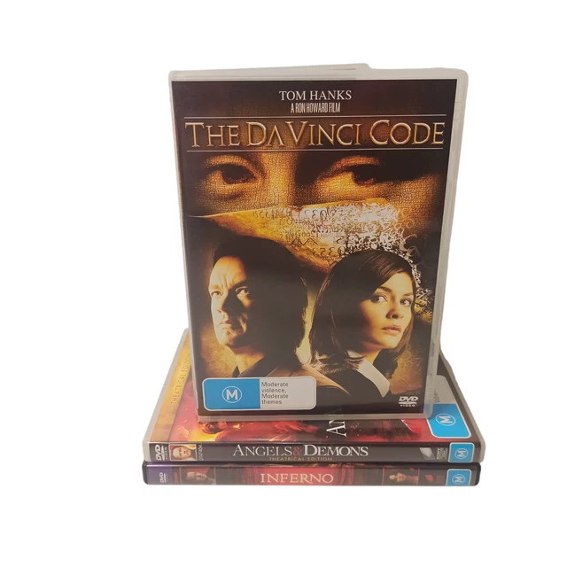 DA VINCI CODE 1-3 (3) Movie Bundle Lot Action Drama History Historical ...