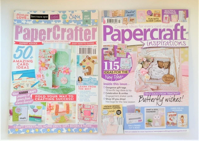 MAGAZINE BUNDLE PAPERCRAFTER Issue 79 & Papercraft Inspirations Issue ...