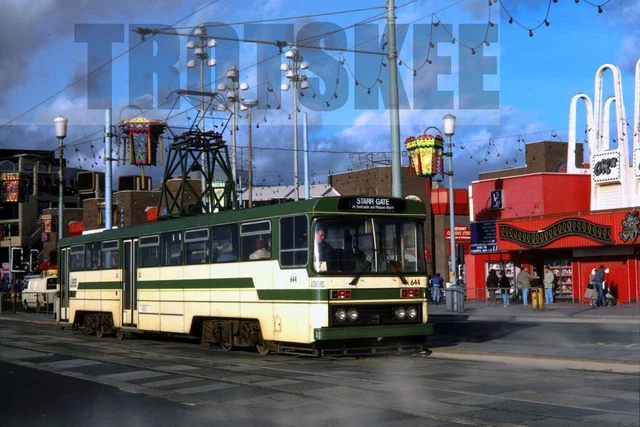 35MM SLIDE BLACKPOOL Transport Single Decker Tram Strassenbahn 644 1987 Original £3.99 - PicClick UK