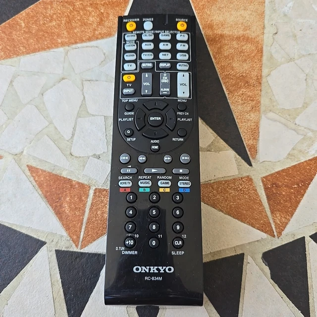 OEM GENUINE ONKYO Receiver Remote Control - TESTED $6.47 - PicClick
