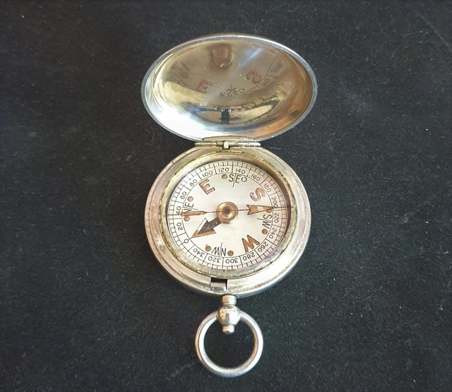 WW1 BRITISH ARMY Officer's Pocket Trench Compass by C.Haseler of ...