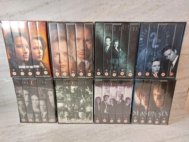 X- FILES VHS Box Set bundle, Box Sets Seasons 2 to 9.............. £65. ...