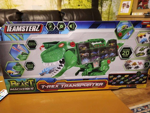 TEAMSTERZ BEAST MACHINES T-Rex Transporter £32.21 - PicClick UK