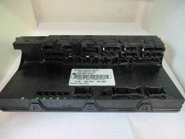 MERCEDES-BENZ G-KLASSE W463 Sicherungsbox 4635400750 SAM Signal FUSE ...