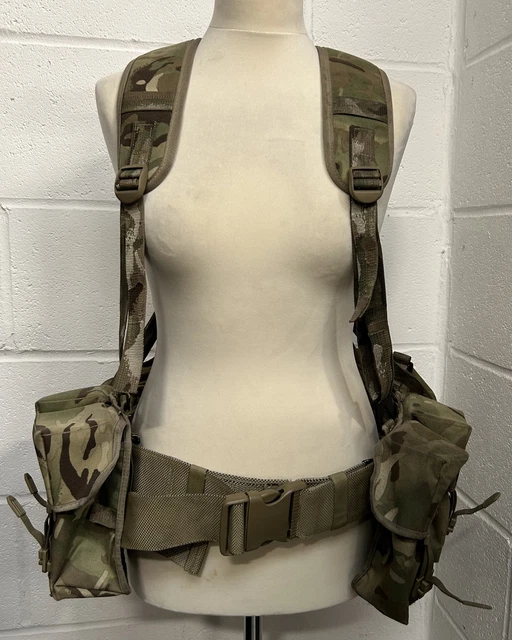BRITISH MILITARY ISSUE MTP Camo PLCE Full Webbing Rig Belt System EUR ...