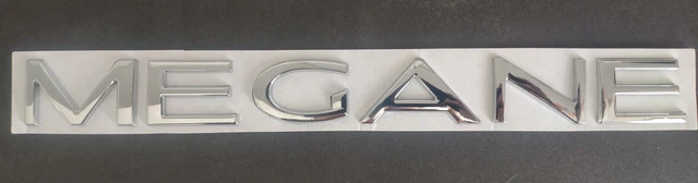 LOGO RENAULT MEGANE INSIGNE SIGLE MONOGRAMME EMBLEME Badge Chrome Neuf ...