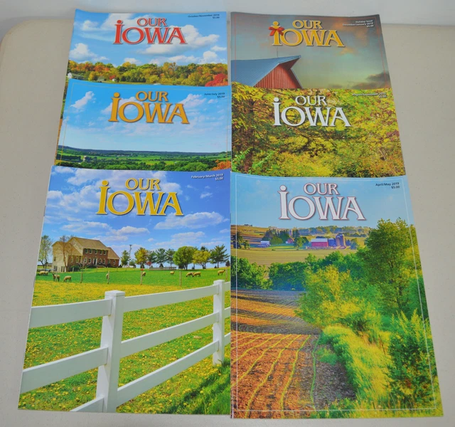 OUR IOWA MAGAZINE 2019 Year Complete Set £26.16 - PicClick UK
