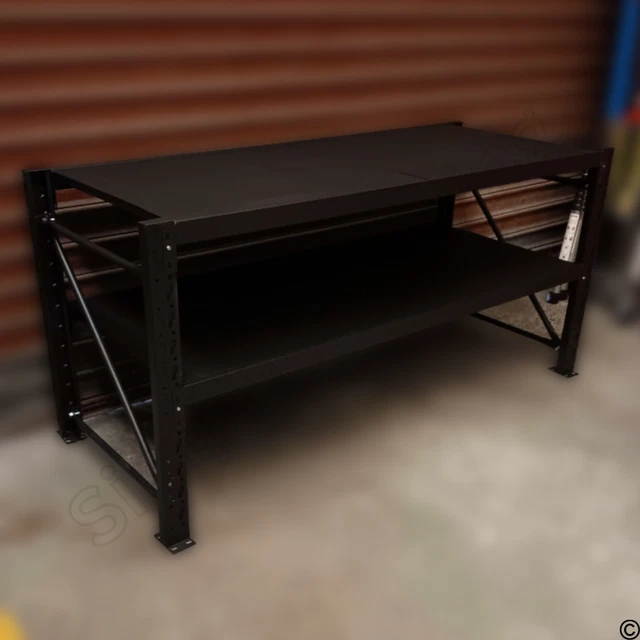METAL WORK BENCH 950H x 2000W x 800D Workbench Heavy Duty Delivery ...
