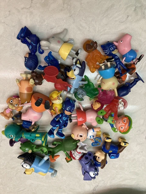 PAW PATROL PJ Masks Cocomelon Blippi Peppa Pig Bluey Lot Figures 32 Pcs ...