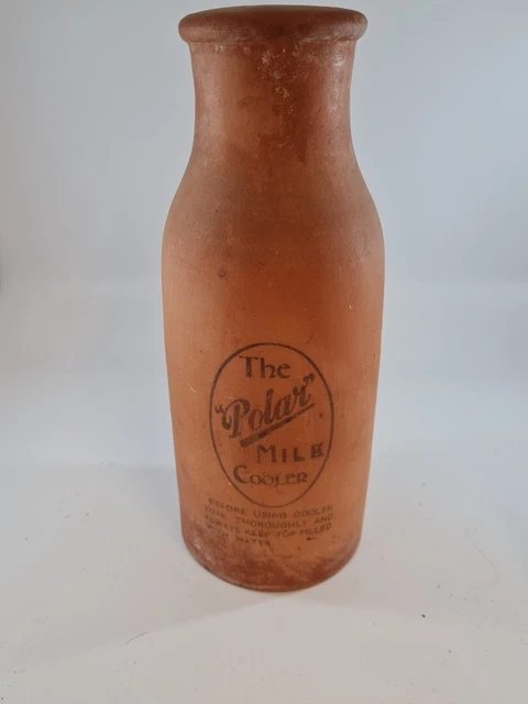 VINTAGE THE POLAR Milk Cooler Kitchenalia Terracotta 1930s Milk Cooler ...