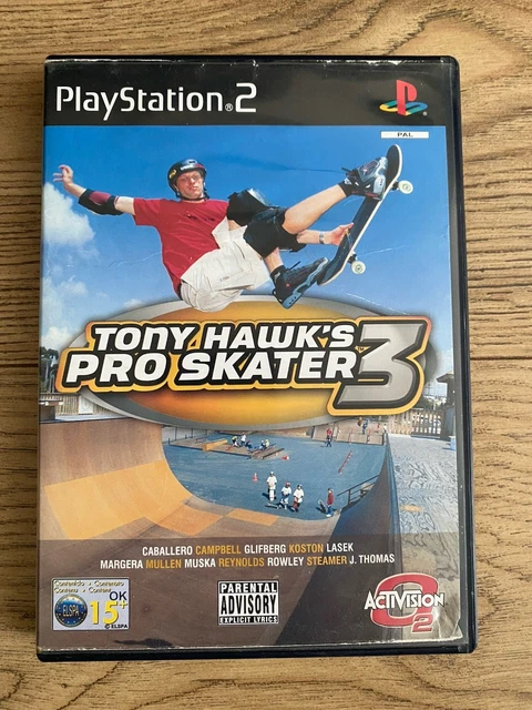 TONY HAWK'S PRO Skater 3 - PlayStation 2 - Complete -PS2 Video Game PAL ...