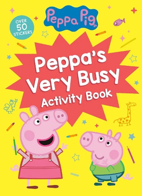 PEPPA'S VERY BUSY Activity Book (Peppa Pig) by Golden Books (English ...