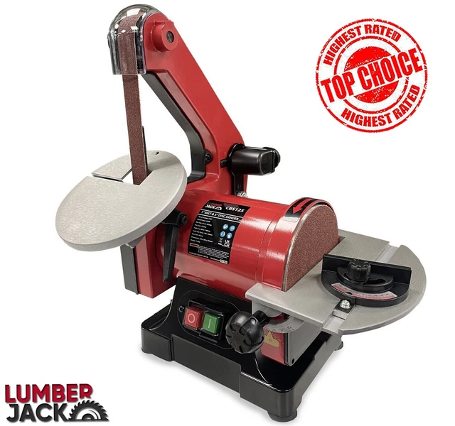 DISC AND BELT Sander Bench Top with Adjustable Sanding Tables 1" x 5 ...