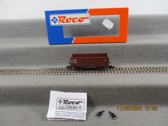ROCO SPUR H0 46043 Güterwagen Hochbordwagen der DB in OVP EUR 8,90 ...