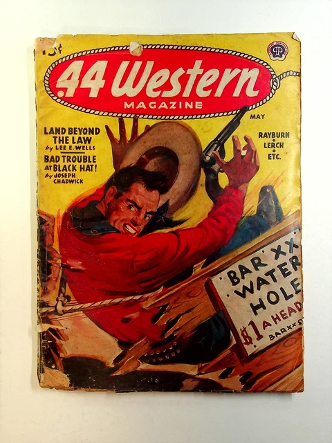 44 WESTERN MAGAZINE Pulp May 1945 Vol. 12 #3 GD/VG 3.0 Low Grade £5.47 ...