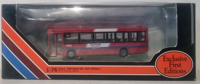 EFE 20616 DENNIS Dart in Docklands Transit livery OO 1/76 Diecast Model ...