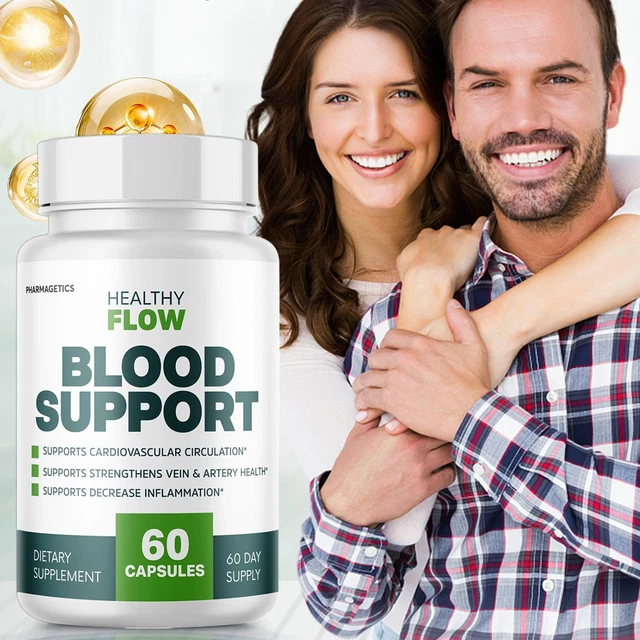 HEALTHY FLOW BLOOD Support, Cardiovascular Circulation - 60 Capsules £10.60 - PicClick UK