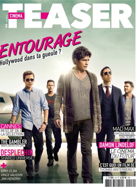 MAGAZINE CINÉMA TEASER n° 44 - ENTOURAGE (NEUF) EUR 29,95 - PicClick FR