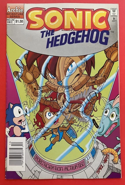 SONIC THE HEDGEHOG # 29 (1995) Archie Comics - Newstand Issue- Nice £27 ...