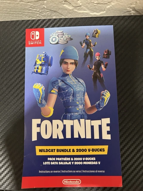 FORTNITE WILDCAT CODE Sheet And Box (**USED/REDEEMED**) $100.00 - PicClick