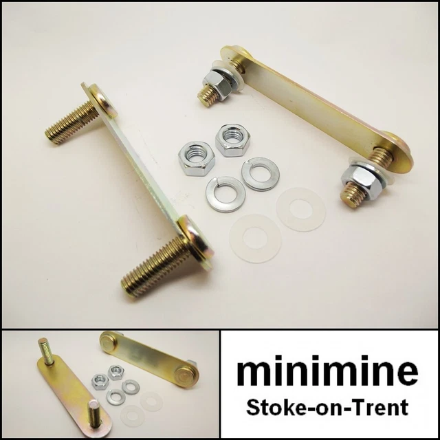 CLASSIC MINI FRONT Subframe To Floor Mount Fixing Strap PAIR INC ...
