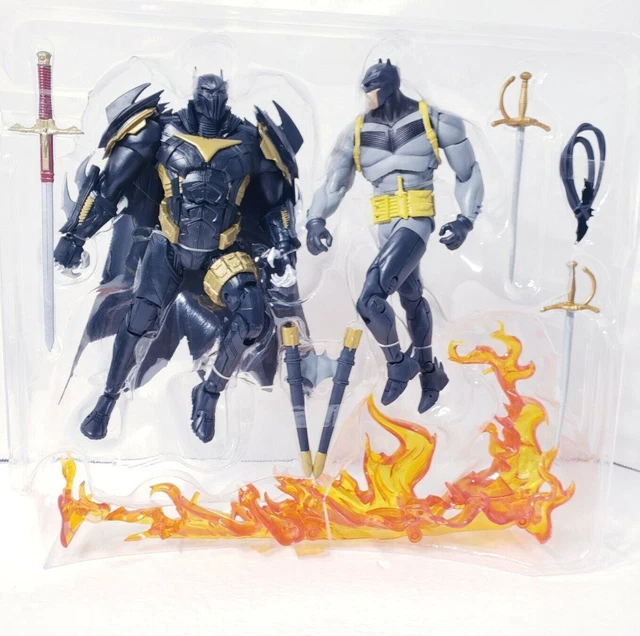MCFARLANE DC MULTIVERSE Curse Of White Knight AZRAEL VS BATMAN Armor ...