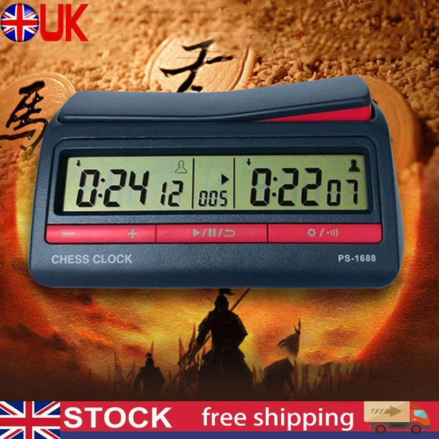 BOARD GAME STOPWATCH Battery Powered Digital Chess Clock for Family ...