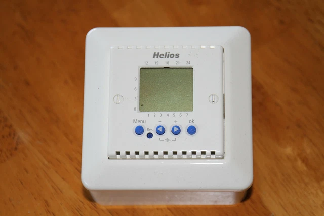 HELIOS KWL WSU Heat Recovery Unit Extractor Fan Programabl Weekly Timer ...