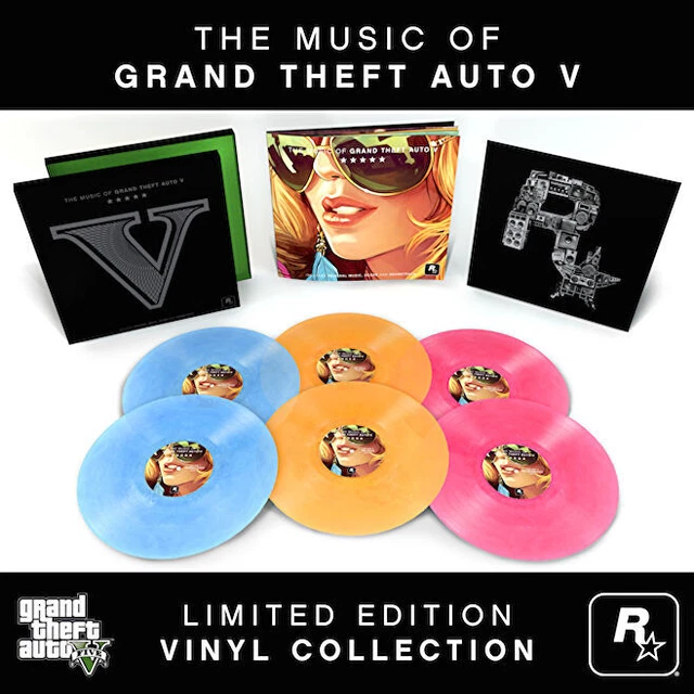 THE MUSIC OF Grand Theft Auto V Limited Edition Soundtrack Vinyl Boxset ...