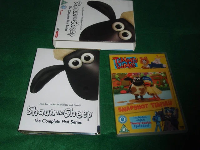 SHAUN THE SHEEP box set Series 1 & Timmy Time Snapshot Nick Park 2008 ...