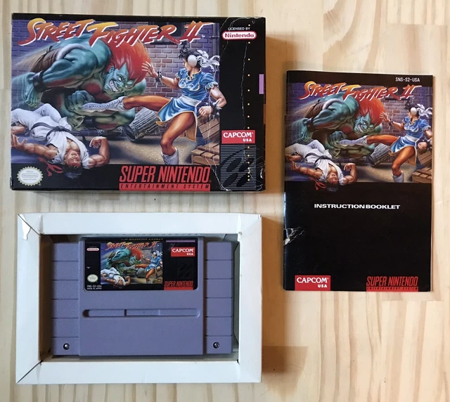 STREET FIGHTER II 2 Super Nintendo USA en boîte + notice - Version NTSC US SNES EUR 99,90 ...