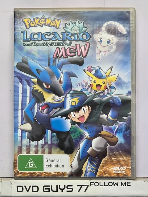 POKEMON - LUCARIO & the Mystery of Mew : Movie 8 (DVD, 2005) Region 4 ...