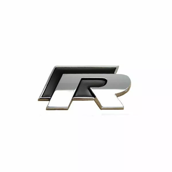 ORIGINAL VW R Schriftzug Emblem Volkswagen ,,R'' selbstklebend 100% ...