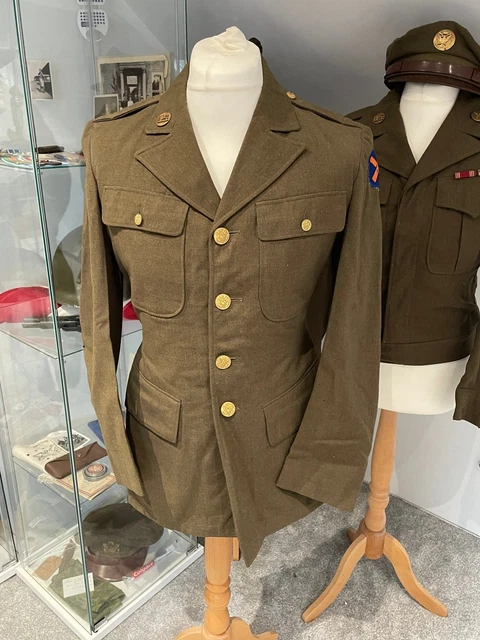 ORIGINAL WORLD WAR Two Enlisted Man's Class A Tunic, XII Corps, c. 38R ...