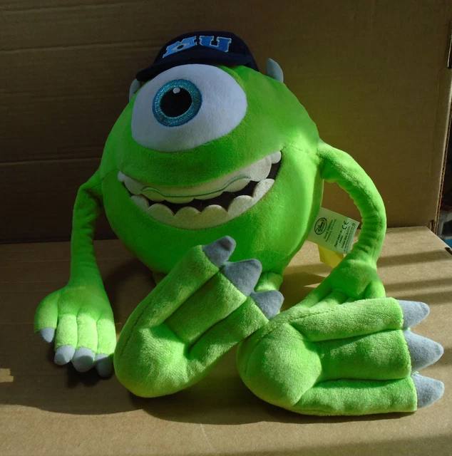 DISNEY PIXAR MONSTERS Inc University Mike Wazowski Green 11" Plush sa ...