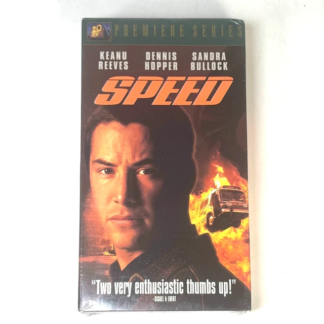 SPEED VHS TAPE 1996 Movie Premier Series Keanu Reeves Sandra Bullock ...