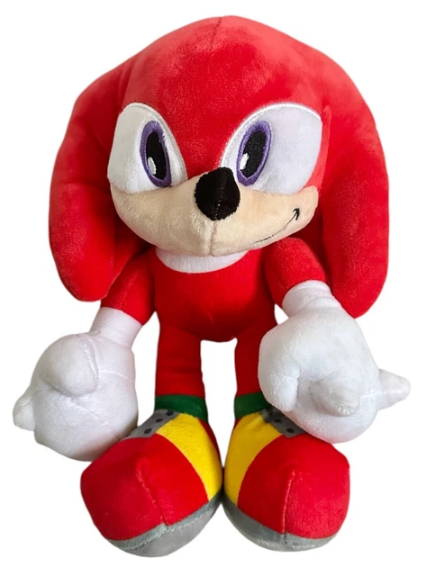 SONIC THE HEDGEHOG Knuckles Soft Toy Plush Cuddly Red Sega Prize 10" £ ...