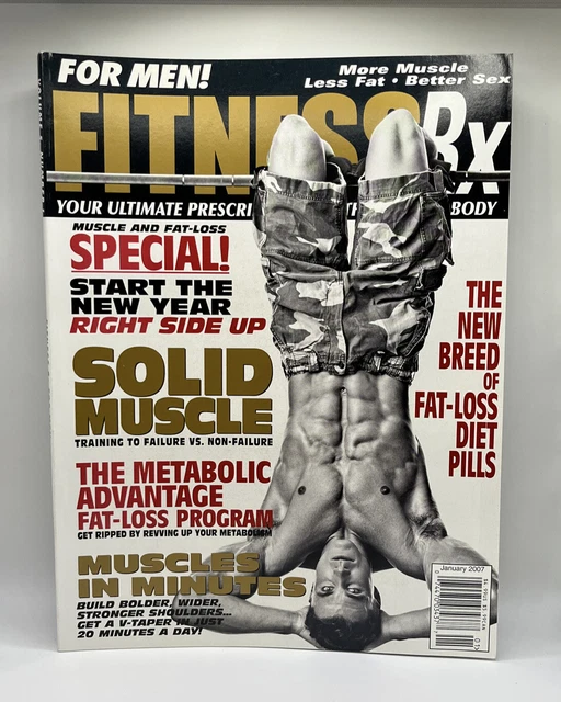 GREG PLITT COVER Model Fitness Rx Bodybuilding Fitness Magazine January ...