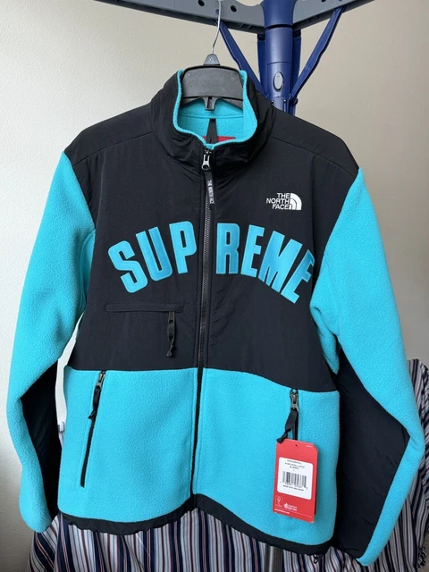 SUPREME TNF THE North Face Arc Logo Denali veste polaire sarcelle homme grande SS19 EUR 449,12 ...