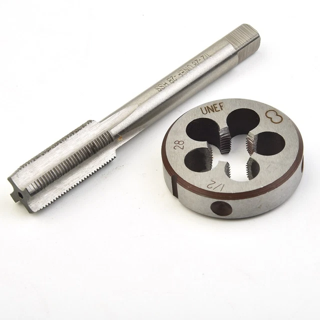 PREMIUM GRADE 1 2 28 Tap And Die Set For Precision Machining 9mm 223