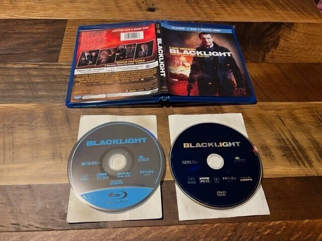 BLACKLIGHT BLU RAY/DVD*UNIVERSAL*WIDESCREEN*2 Disc*Liam Neeson*No ...