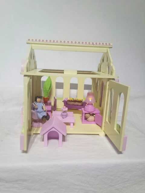 DOLLS HOUSE CONSERVATORY - ELC Wooden Rosebud Conservatory/Summer House ...