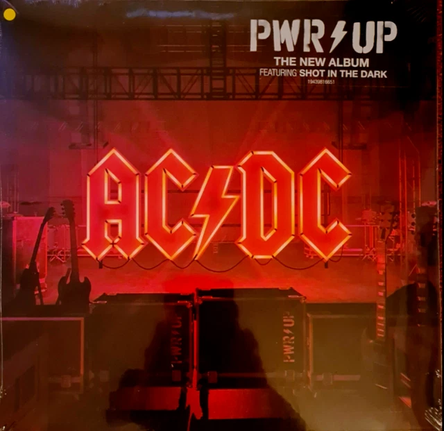 AC/DC - POWER up Exclusive Limited Transparent Yellow Vinyl LP PWR UP ...