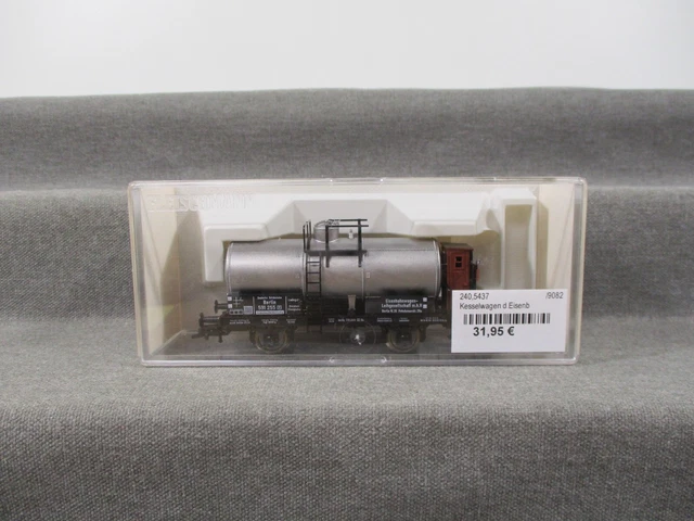 WAGON DE MARCHANDISES Fleischmann H0 5437 K wagon-citerne Berlin 591 ...