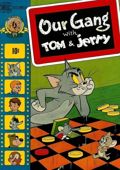 OUR GANG WITH TOM AND JERRY #53 VG, Dell Comics 1948 Stock Image £8.96 ...