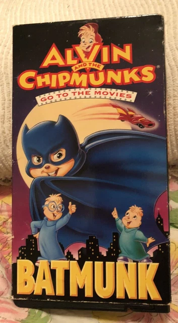 ALVIN AND THE Chipmunks Go to the Movies - Batmunk VHS, 1992 £9.27 ...