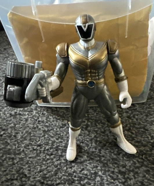 FIGURINA BANDAI POWER Rangers Lightspeed Rescue TITANIUM RESCUE RANGER ...