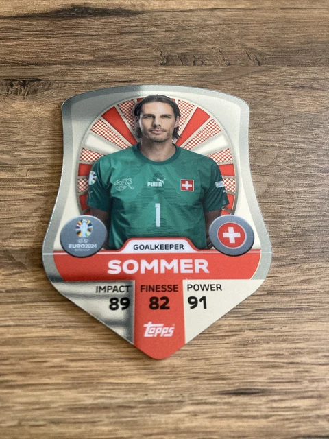 TOPPS MATCH ATTAX UEFA EURO 2024 Yan Sommer Chrome Shield SC 9 EUR 5,84 ...