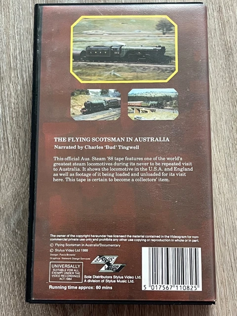 FLYING SCOTSMAN IN australia - great rains video ( unused ) £13.99 ...