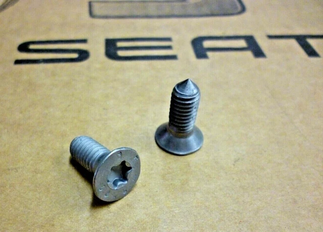 NEW GENUINE VW AUDI SKODA SEAT BRAKE DISC RETAINING SCREW M6x16 (x2 ...
